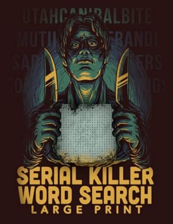 Serial Killer Adult Word Search: A Thrilling Word Search Puzzle Book ...