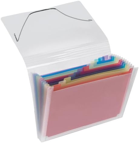 VELOFLEX 4446290 - Fardes à compartiments DIN A4, avec 12 compartiments ...