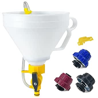 Sutekus Coolant Funnel Kit with Valve Switch No Spill Radiator Coolant ...