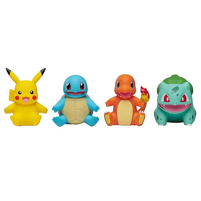 Pokmon Select Battle Figures 4-Pack – Pikachu, Charmander, Bulbasaur ...