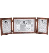 Triple Multi Photo Frame 2-6x4 and 7x5'', Hinged Foldable Picture ...