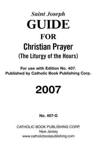 Large Type Christian Prayer Guide, 2007: Catholic Book Publishing Co ...