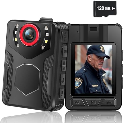 Amazon.com: Body Camera with Audio and Video Recording, Unltra 4K Body ...