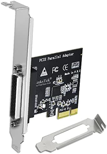 Amazon.com: StarTech.com 1-Port Parallel PCIe Card - PCI Express DB25 ...