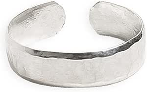 Amazon.com: TOE RINGS & THINGS | 5mm Wide Hammered Toe Ring .925 ...