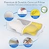 Amazon.com: DIBAKO Cervical Neck Pillow for Pain Relief - Ergonomic ...