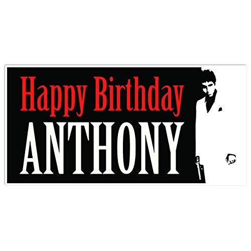 Amazon.com: Scarface Movie Film Birthday Banner Party Decoration ...