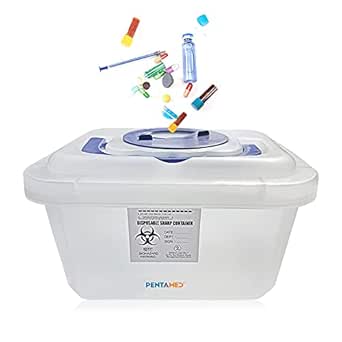 PENTAMED Sharps Containers | Bio-hazard | Bio-Medical Sharps Container ...