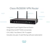 Amazon.com: Cisco RV260W VPN Router with 8 Gigabit Ethernet (GbE) Ports ...