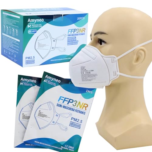 20 uds. Mascarilla FFP3 7 capas, Homologada Alta Protección