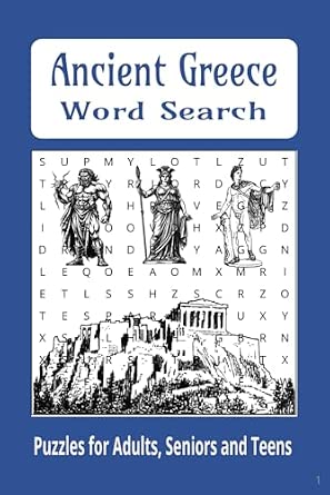 Ancient Greece Word Search: Discover the Gods, Legends, and Glory of ...