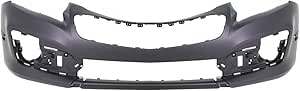 Amazon.com: For Chevy Cruze Bumper Cover 2015 Front | Primed | w/RS ...