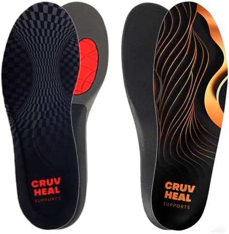 Amazon.com: Cruvheal Work Orthotic and High Arch Insoles : Health ...