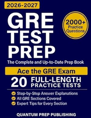 GRE Complete Ninth Edition (2026): Includes 6 Full Length Practice ...
