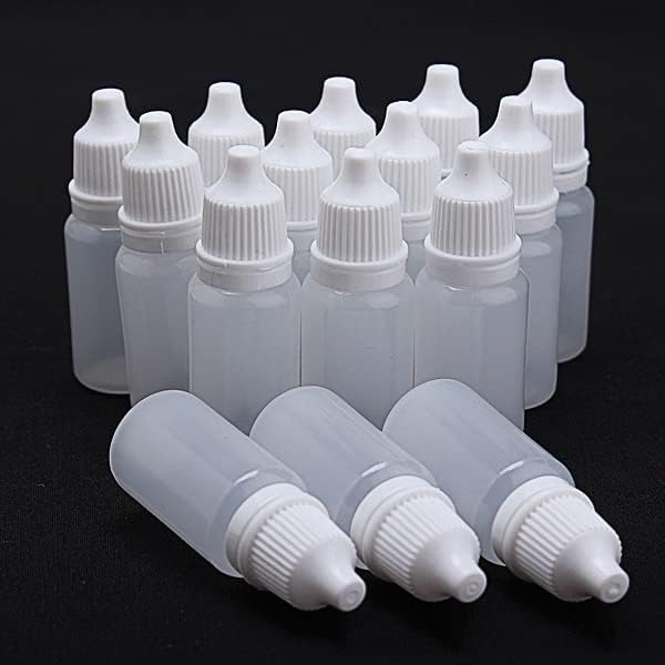 SAMCRY 50PCS 5ml/10ml/15ml/20ML/30ML/50ML Empty Squeezable Dropper ...