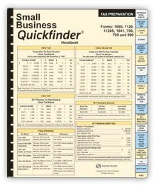 Small Business Quickfinder Handbook, 2012 Tax Year Edition: Quickfinder ...