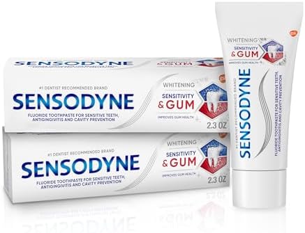 Amazon.com : Sensodyne Sensitivity & Gum Sensitive Teeth Whitening ...