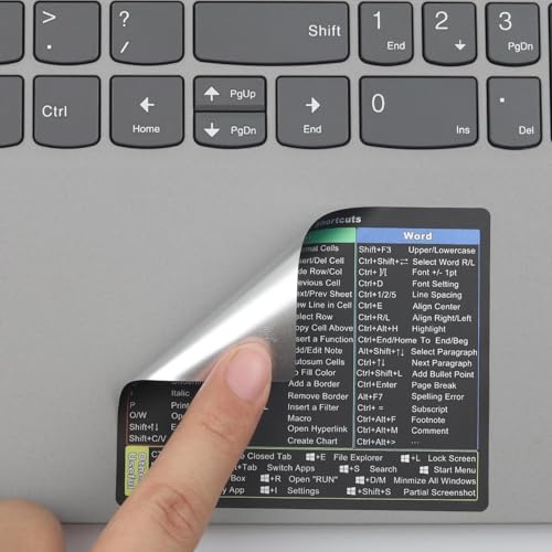Shortcut Key Information Sticker | Windows PC Reference Keyboard ...