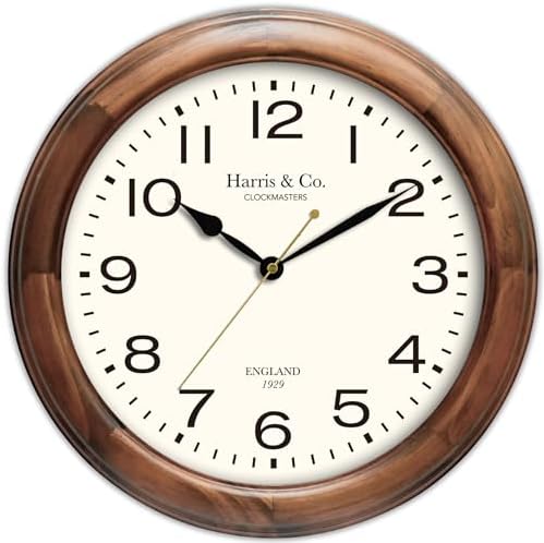 Buy HARRIS & CO. CLOCKMASTERS Vintage Classic Design Analog Wall Clock ...