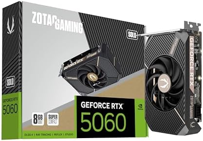 ZOTAC Gaming GeForce RTX 5060 Solo DLSS 4 8GB GDDR7 128-bit 28 Gbps ...