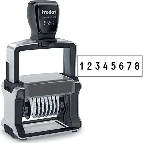 Rubber Stamp Creation Heavy Duty Numberer, 10 Digit Self-Inking ...
