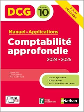 Amazon.com: Comptabilité approfondie- DCG - Epreuve 10 - Manuel et ...