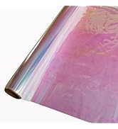 Amazon.com: CMFYHM Iridescent Violet Cellophane Wrap Roll I 34 In Wide ...
