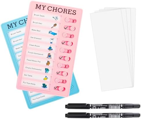 Smivyhp 2 Stück Checklist Boards, Abwischbar To Do List Kinder, To Do ...