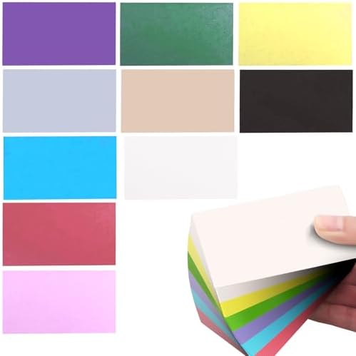 Amazon.com : 300PCS Small Note Cards, 2"x3.5" Blank Colorful Cards ...