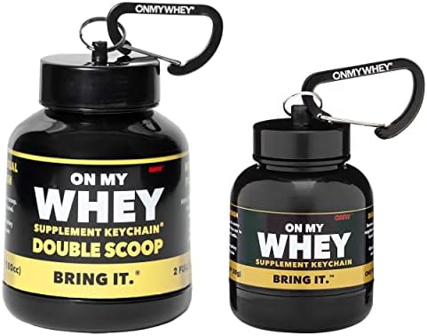 Amazon.com: ONMYWHEY Protein Powder Container To Go - Travel Water ...