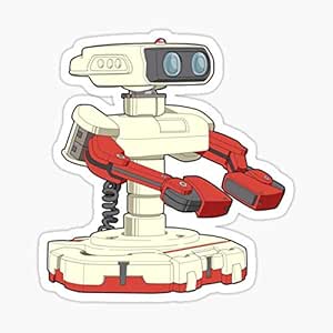 Amazon.com - Generic Set of 3 - Super Smash Bros. ROB Sticker - Sticker ...