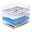 (4pcs Pack) Stackable Paper Trays,Letter Tray Organizer,Office Desktop ...