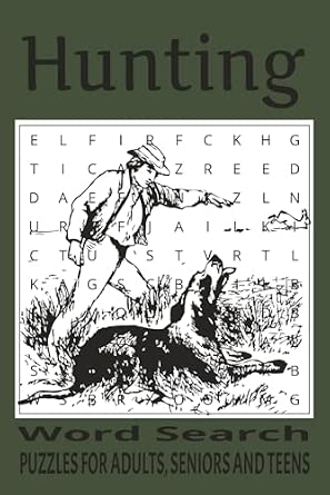 Hunting Word Search Book: 50+ Puzzles with Easy to Read Print About ...