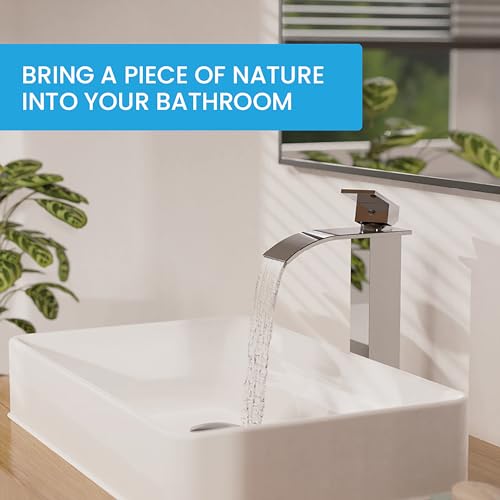 Bchlein High Tap for The Bathroom in Waterfall Design, Extra High ...