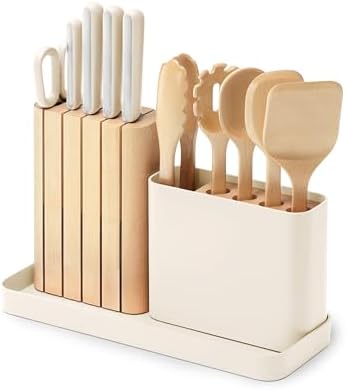 Amazon.com: Caraway 14-Piece Kitchen Prep Set - Kitchen Knife Set ...