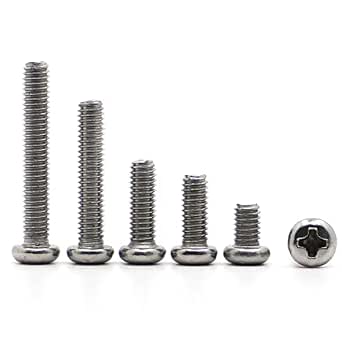 Phillips Pan Round Head Screws M1 M1.2 M1.4 M1.6 M2 M2.5 M3 M4 M5 M6 M8 ...