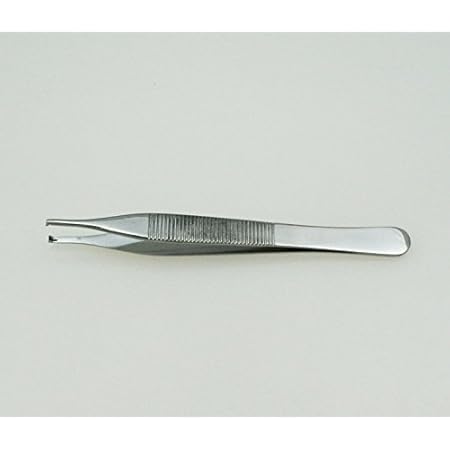 Amazon.com: Disposable Adson Tissue Forceps 4.75" Teeth 1x2, Pack of ...