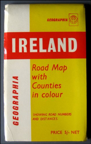 Ireland Road Map with Counties in Color: Geographia: Amazon.com: Books