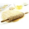 Amazon.com: Norpro Springerle Wooden Rolling Pin, 10", Light Brown ...