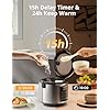 Amazon.com: COMFEE' Rice Cooker, 4 Cups Uncooked, 8 Cups Cooked Slow ...