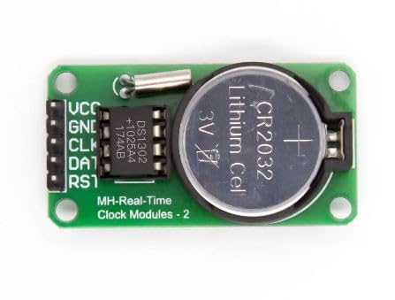DS1302 (DS 1302) RTC Real Time Clock Module with Battery : Amazon.in ...