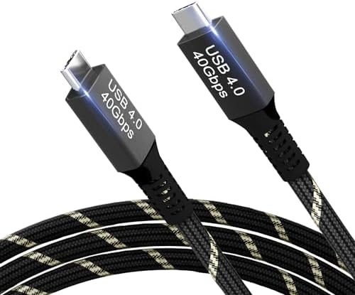 Amazon.com: USB4.0 with 40Gbps Data Transfer Speed,100W Fast Charging ...