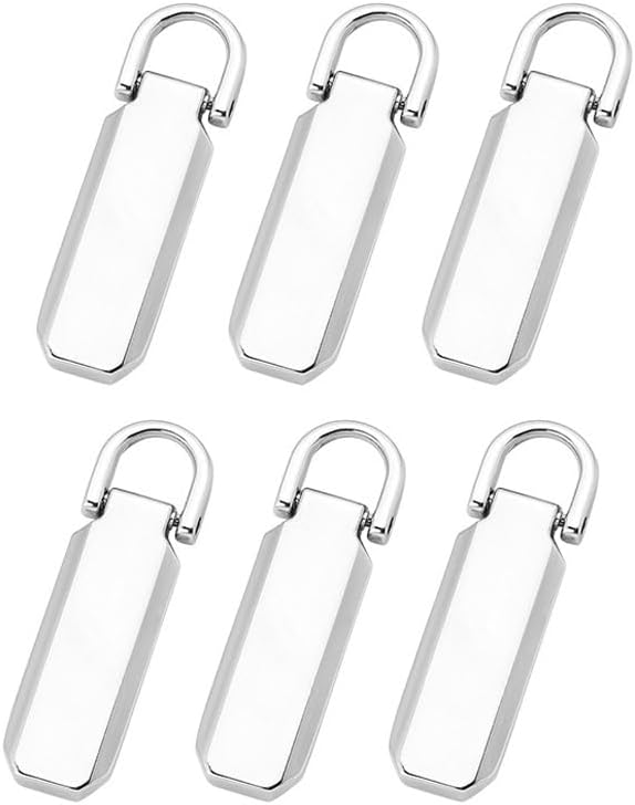 Amazon.co.jp: [MINBOOT] ファスナー 引き手 持ち手 修理 6個セット 合金製品 簡単着脱 金具 合金 衣類 カバン 財布 ブーツ 荷物 リュック DIY 裁縫 手作り ...