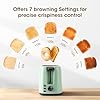 Amazon.com: iSiLER 2 Slice Toaster, 1.3 Inches Wide Slot Bagel Toaster ...
