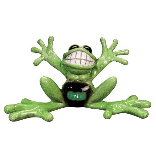 Kitty's Critters 8367 Cheer Up Frog, Blinks when Tipped, 2-3/4-Inch ...