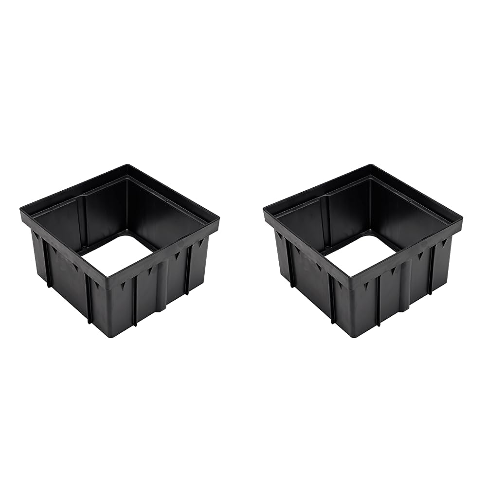 NDS 1216 Catch Basin Riser for 12 Inch Square Catch Basin Drain and 12 ...