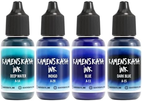 Amazon.com: Kamenskaya Alcohol Ink Set - 34 Color Variations - Set #18 ...