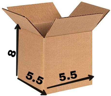 BOTAD 3 Ply Corrugated golden Box/Shipping Boxes/Packaging Boxes 5.5 ...