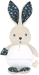 Kaloo - K'Doux - Nature small bunny dolls White & Blue - Swaddling ...