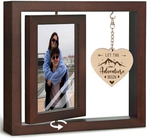 Amazon.com - Rotating Floating Let the Adventure Begins Picture Frame ...
